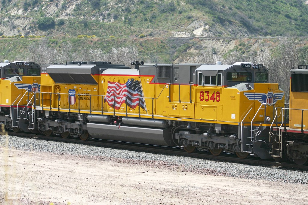 Roster Detail shot of UP 8348